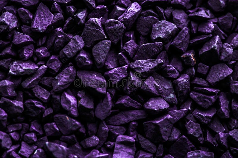 Purple Stone Pebbles As Abstract Background Texture, Landscape ...