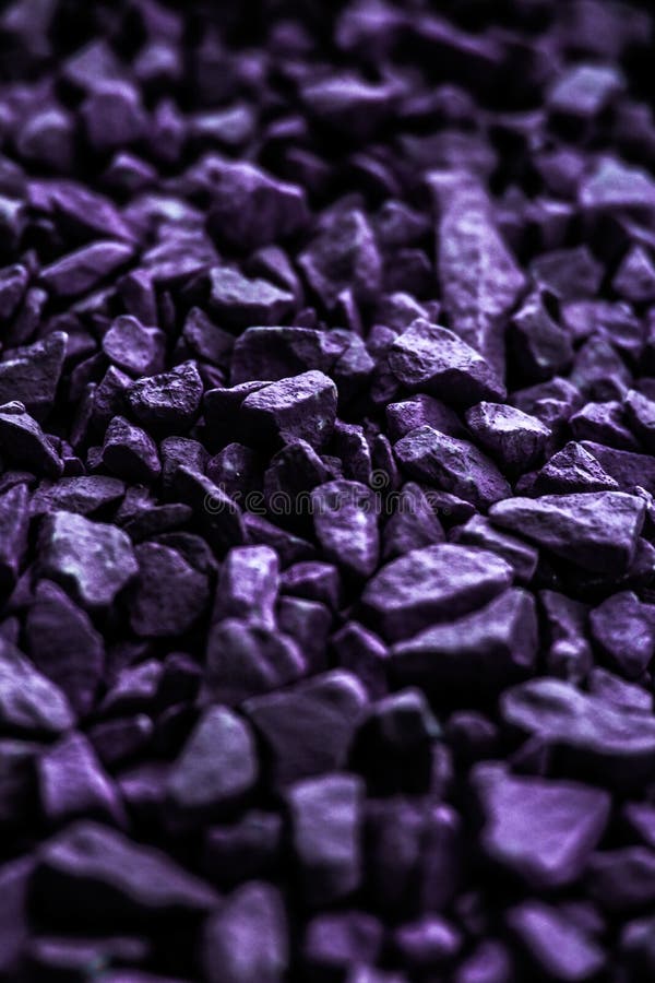 Purple Stone Pebbles As Abstract Background Texture, Landscape ...