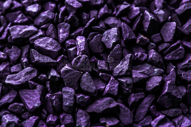Purple Stone Pebbles As Abstract Background Texture, Landscape ...