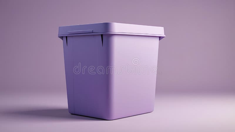 Purple Storage Container stock illustration. Illustration of store ...