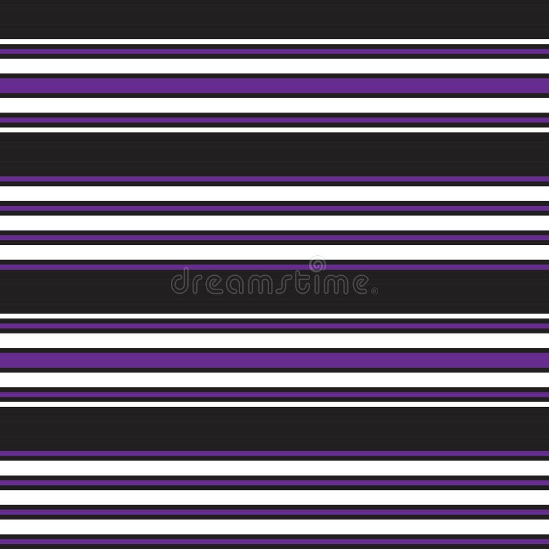Purple Stripe Seamless Pattern Background in Horizontal Style Stock ...