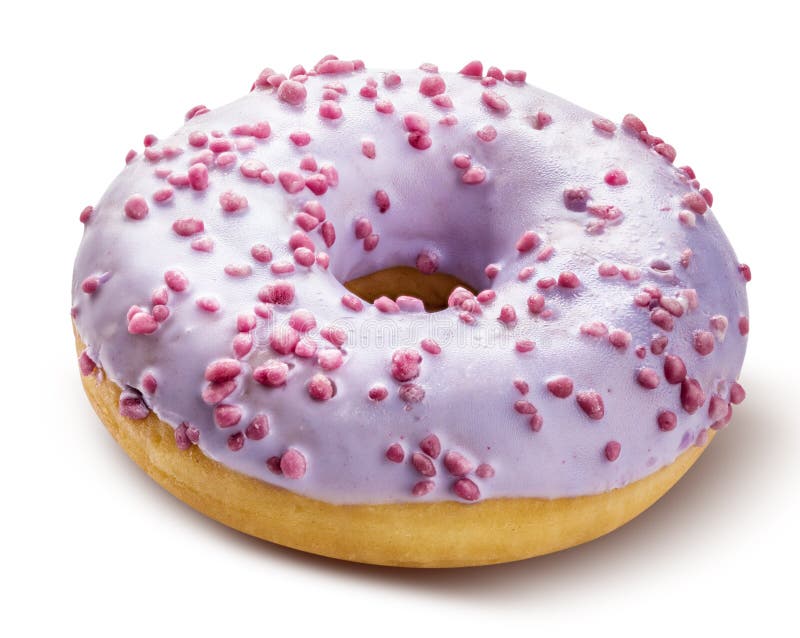 Purple Sweet Donut Isolated with Clipping Path Stock Photo - Image of ... Purple Sweet Donut Isolated with Clipping Path Stock Photo - Image of ...