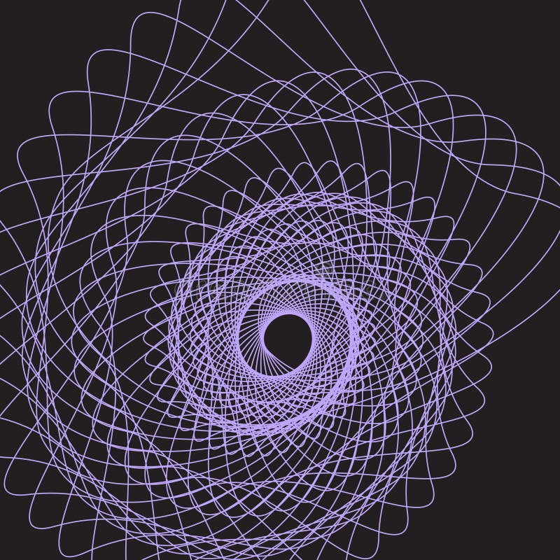 Purple Swirls Swoosh Marks with Vector Hand Drawn Highlighter Accent ...