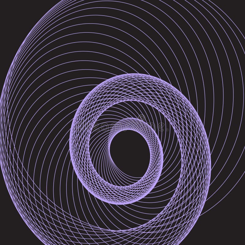 Purple Swirls Swoosh Marks with Vector Hand Drawn Highlighter Accent ...