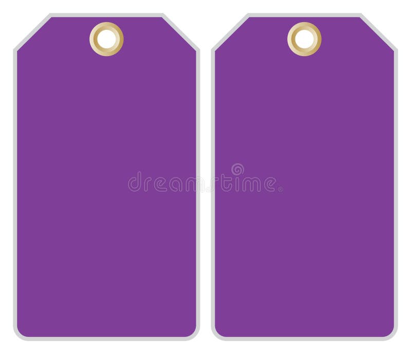 Purple Tag Label Symbol Sign,Vector Illustration, Isolate on White ...