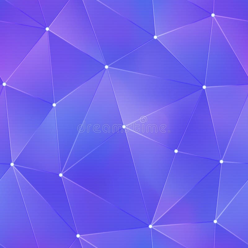 Purple Geometric Seamless Texture Stock Vector - Illustration of design ...