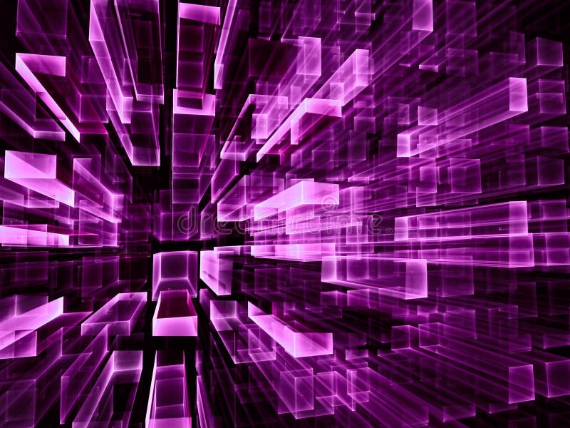 Purple Technology Background Stock Vector - Illustration of graphic ...