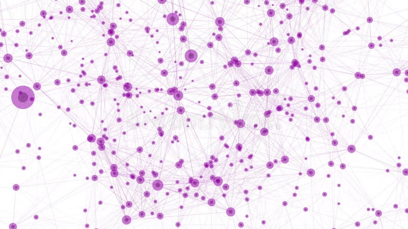 Purple Technology Lines Connectivity Animation Stock Video - Video of ...