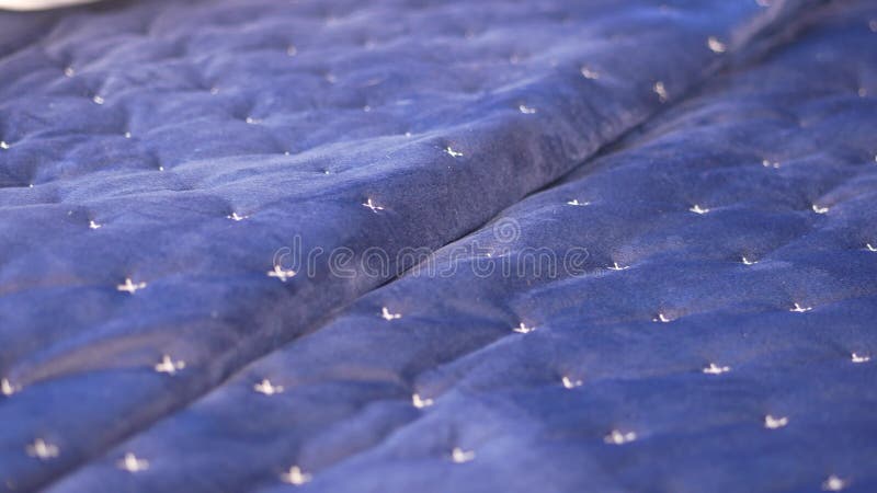 Purple Texture Duvet Cover on Bed, Stock Footage - Video of bokeh ...