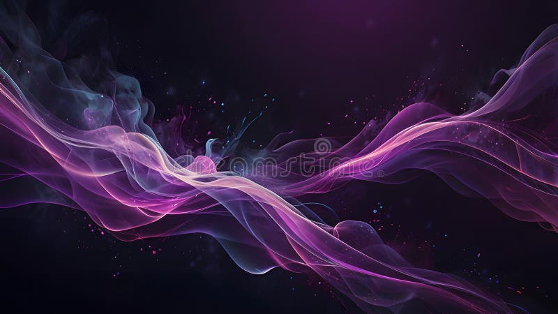 Purple Theme Background with Deep Hues and Smooth Texture, Creating a ...