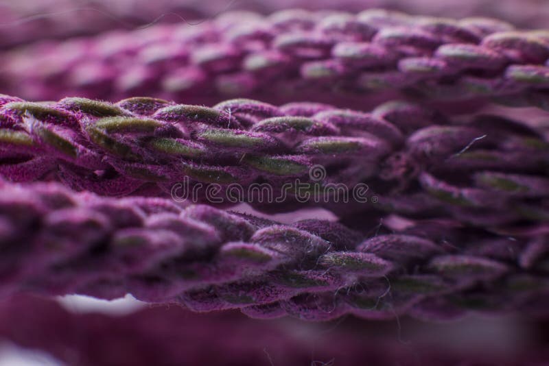 Purple Threads Close Up Under the Microscope Background Stock Photo ...
