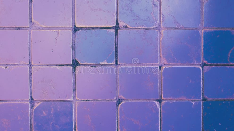Purple Tile Pattern with Textured Plaster Background for Interior ...