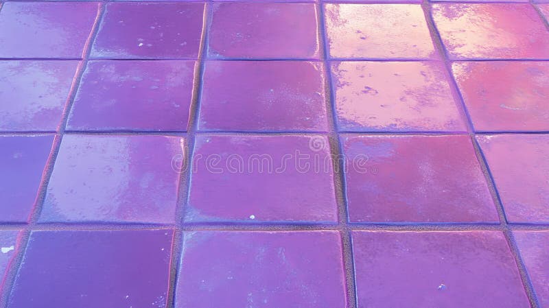 Purple Tile Surface with Textured Plaster Background for Design and ...