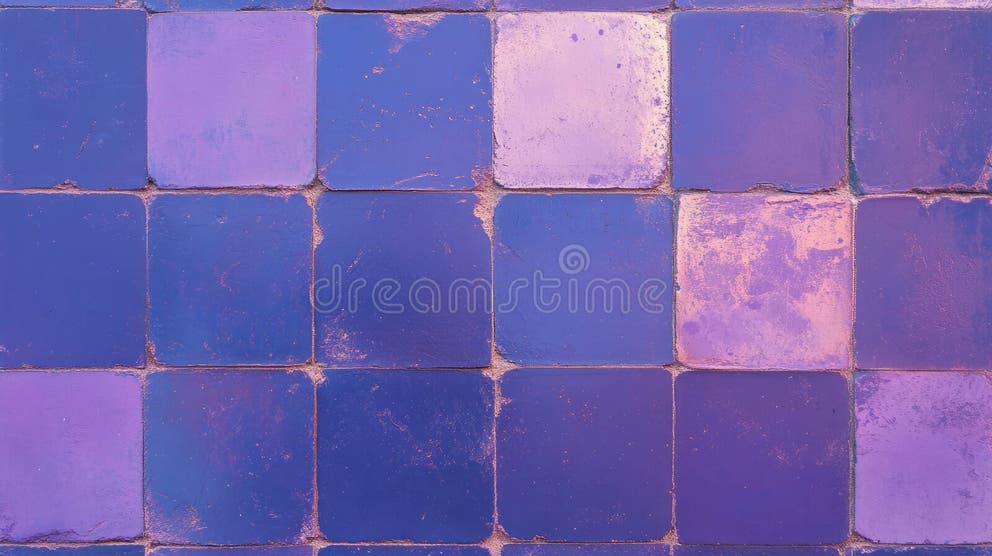 Purple Tile Textures with Textured Plaster Background for Interior ...