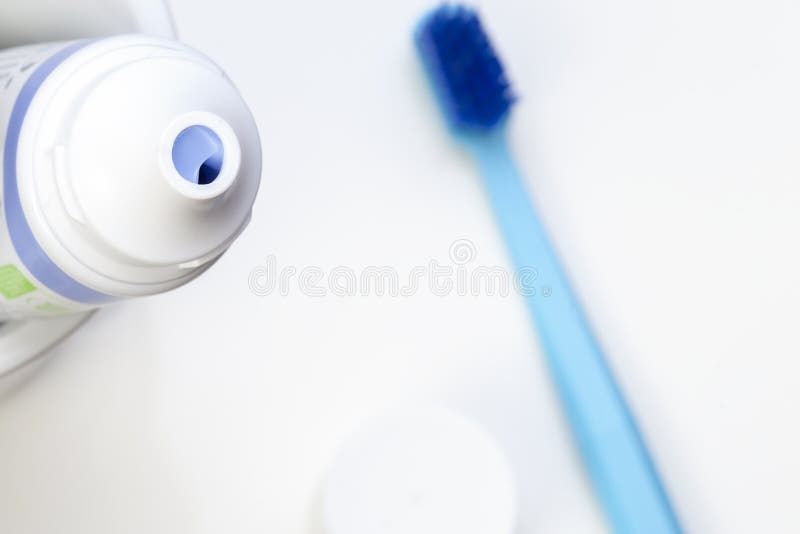 Purple Toothpaste in Open Tube Stock Image - Image of cream, hygiene ...