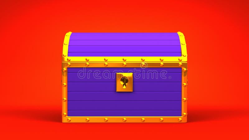 Purple Treasure Chest stock footage. Video of bouncing - 69913844