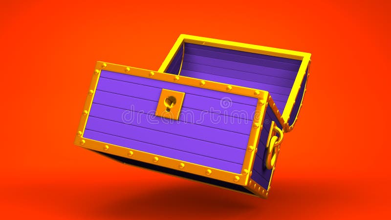 Purple Treasure Chest Stock Illustrations – 306 Purple Treasure Chest ...