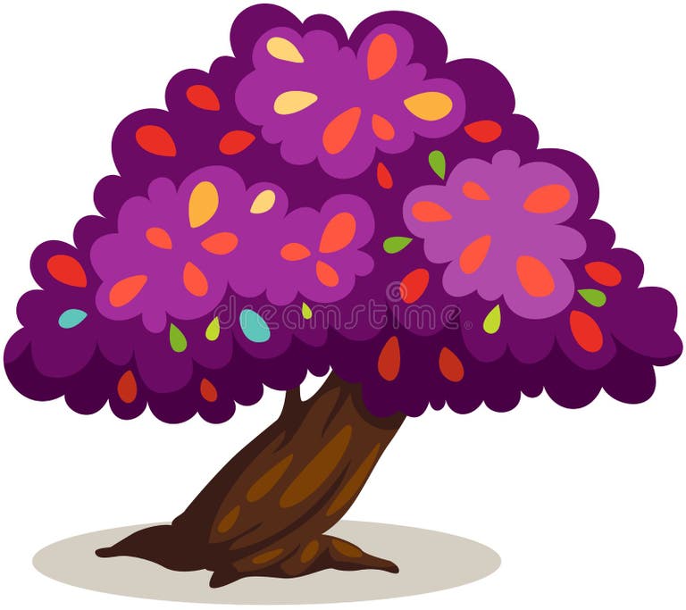 Purple Tree Stock Illustrations – 204,832 Purple Tree Stock ...