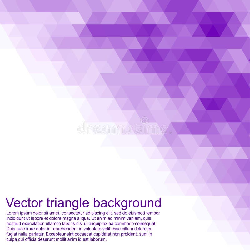 Purple triangle background stock vector. Illustration of beautiful ...