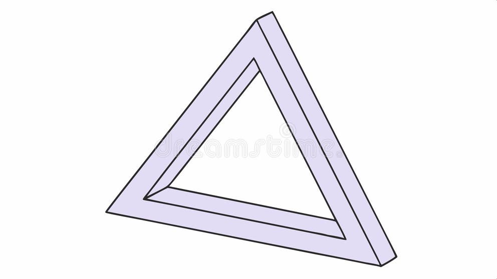 Purple Triangle Frame, Geometric Border Vector Design Generative AI ...