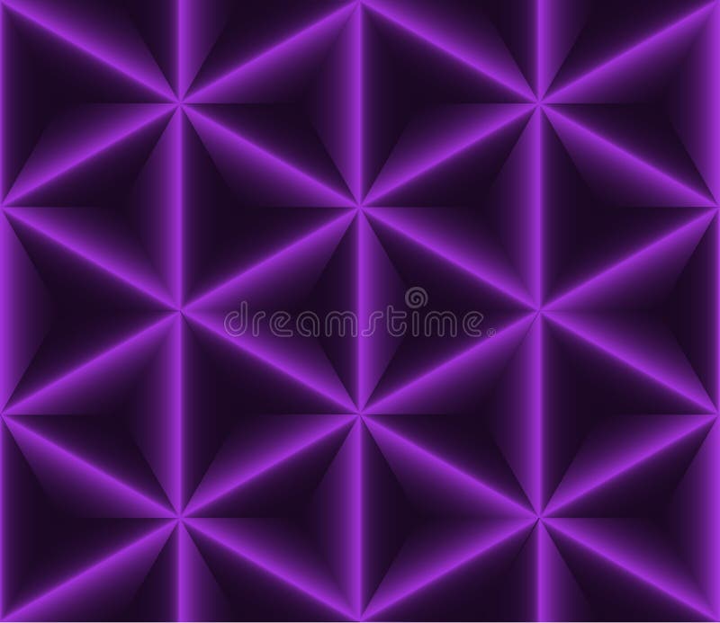 Purple Triangle Low Polygon Seamless Background Stock Vector ...