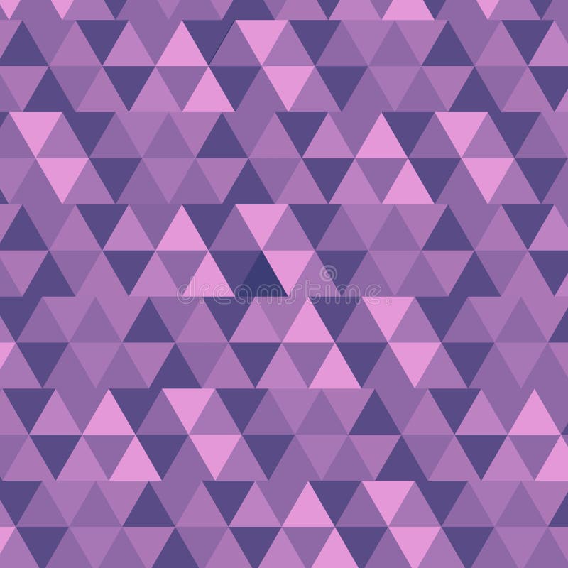 Purple Triangle Shape Abstracts Pattern Stock Illustration ...