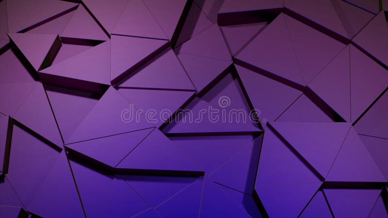Purple Triangular Constructor Design Triangles Made In Computer Graphics That Separate And