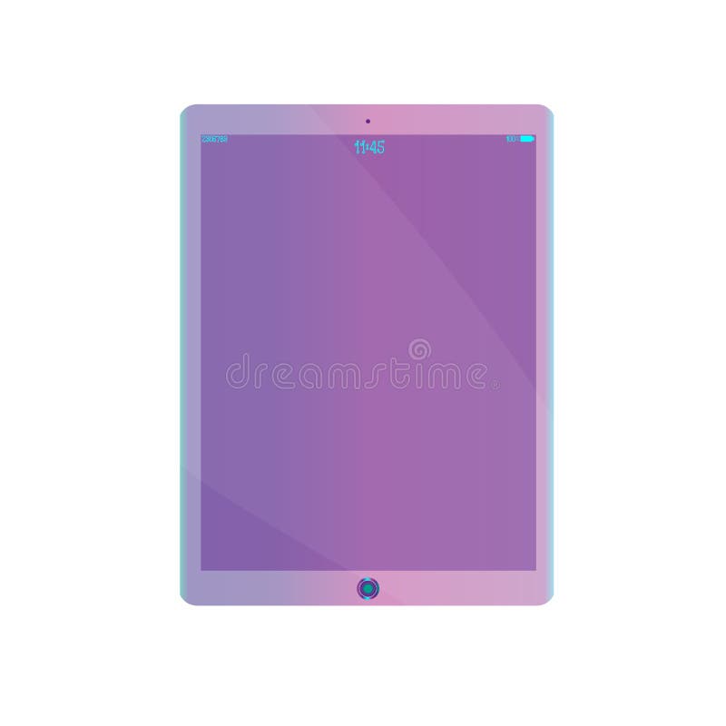 Tablet Screen No Background Stock Illustrations – 690 Tablet Screen No ...