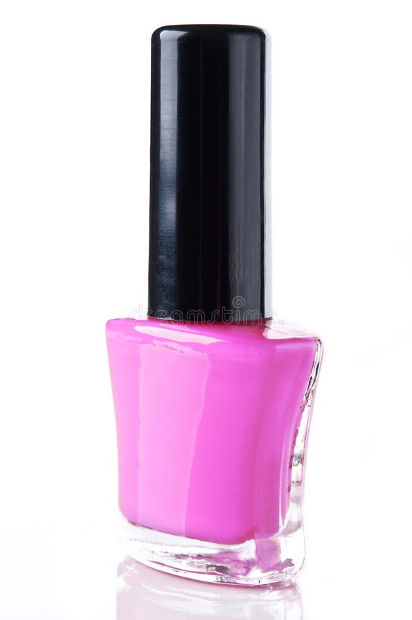 Purple varnish bottle stock image. Image of glamour, container - 22708437