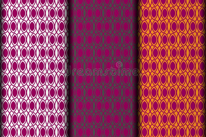 Purple Vector Eps Seamless Pattern Design. Stock Illustration ...