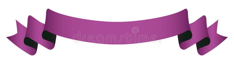 Purple Vintage Ribbon Banner Label Stock Vector - Illustration of ...