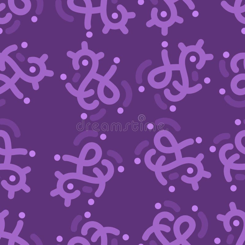 Purple Violet Abstract Seamless Pattern Creative Vintage Design ...