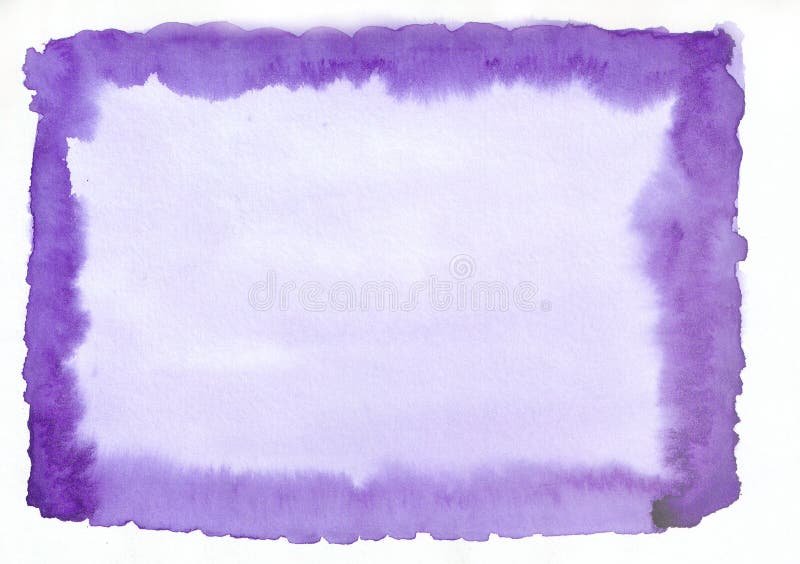 Purple Watercolor Gradient Rectangular Canvas. Beautiful Abstract ...