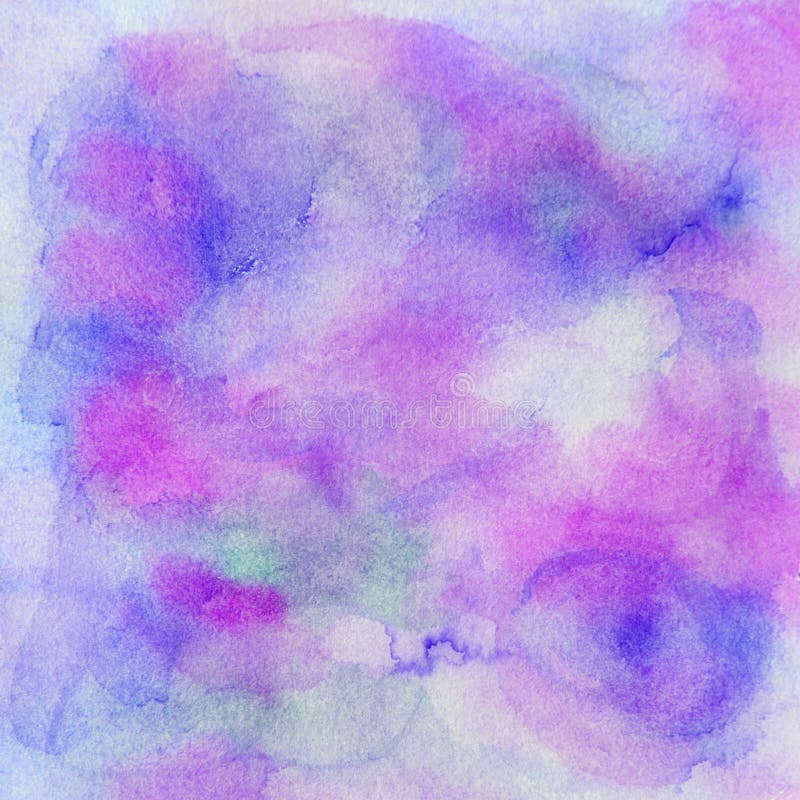 Purple Watercolor Pattern Background Stock Illustration - Illustration ...