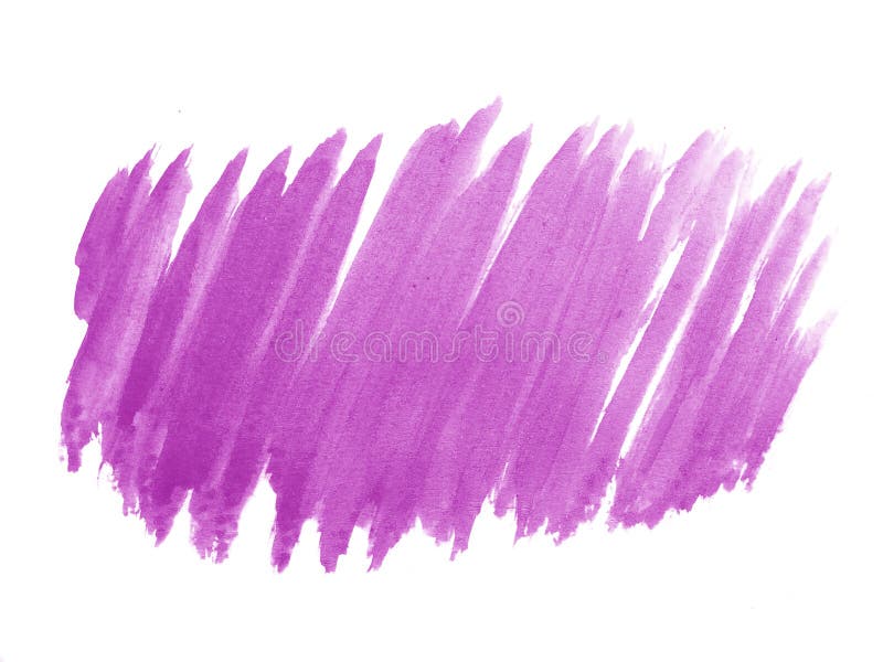 Purple Watercolor Scribble Texture. Abstract Watercolor on White ...
