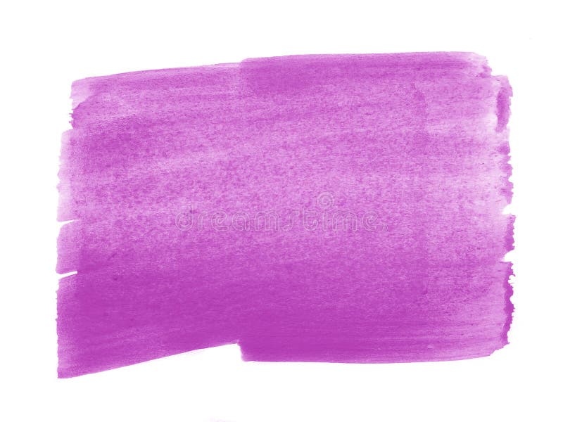 Purple Watercolor Scribble Texture. Abstract Watercolor on White ...