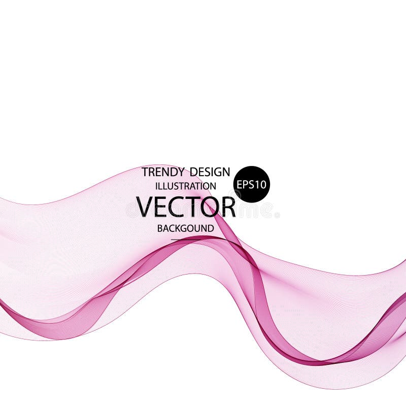 Purple Wave. Abstract Illustration, Vector Graphics. Eps 10 Stock ...