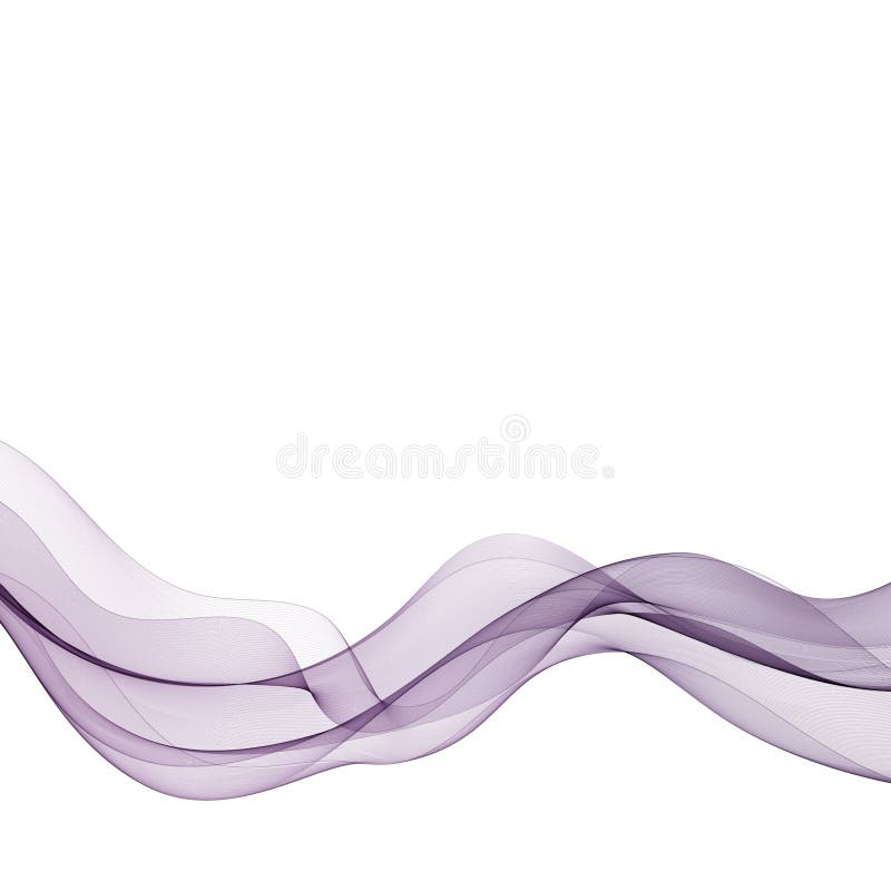 Purple Wave. Abstract Vector Graphics. Eps 10 Stock Illustration ...
