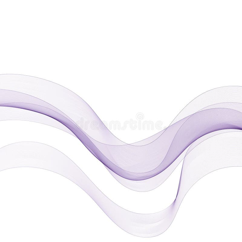 Purple Wave. Abstract Vector Graphics. Eps 10 Stock Illustration ...