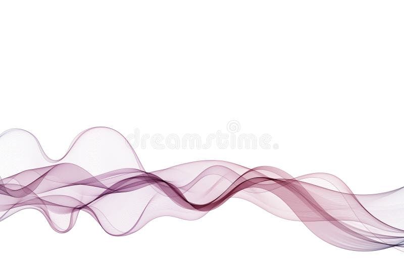 Purple Wave Pattern. Color Vector Wave. Element Decor. Eps 10 Stock ...