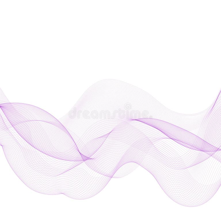 Purple Wave Pattern. Colorful Vector Wave. Decor Element. Eps 10 Stock ...