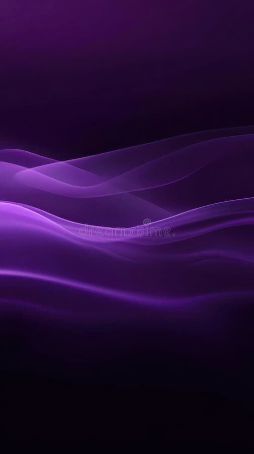 Purple Waves, Abstract Design with a Smooth Flow and Elegant Color ...