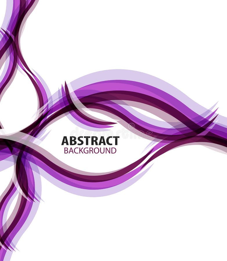 Purple Waves Modern Business Abstract Background Stock Vector ...