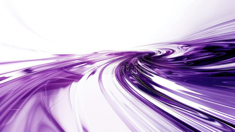 Purple and White Abstract Digital Art AIG51A Stock Photo - Image of ...