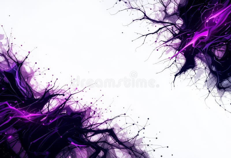 Purple and White Abstract Gaming Background. Stock Illustration ...