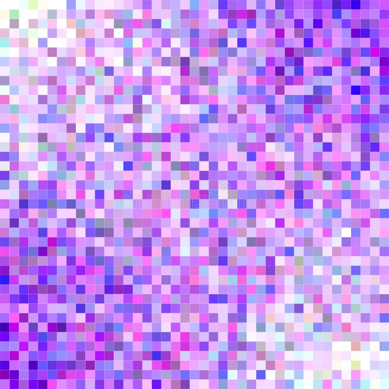 Purple and White Color Square Mosaic Texture in Rectangular Style and ...