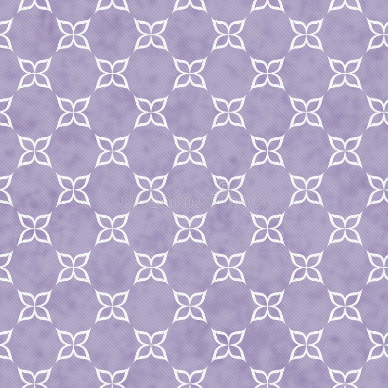 Purple and White Flower Symbol Tile Pattern Repeat Background Stock ...