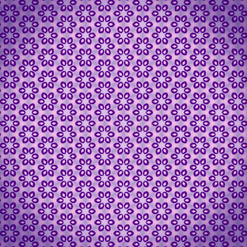 Purple flowers pattern stock illustration. Illustration of geometric ...