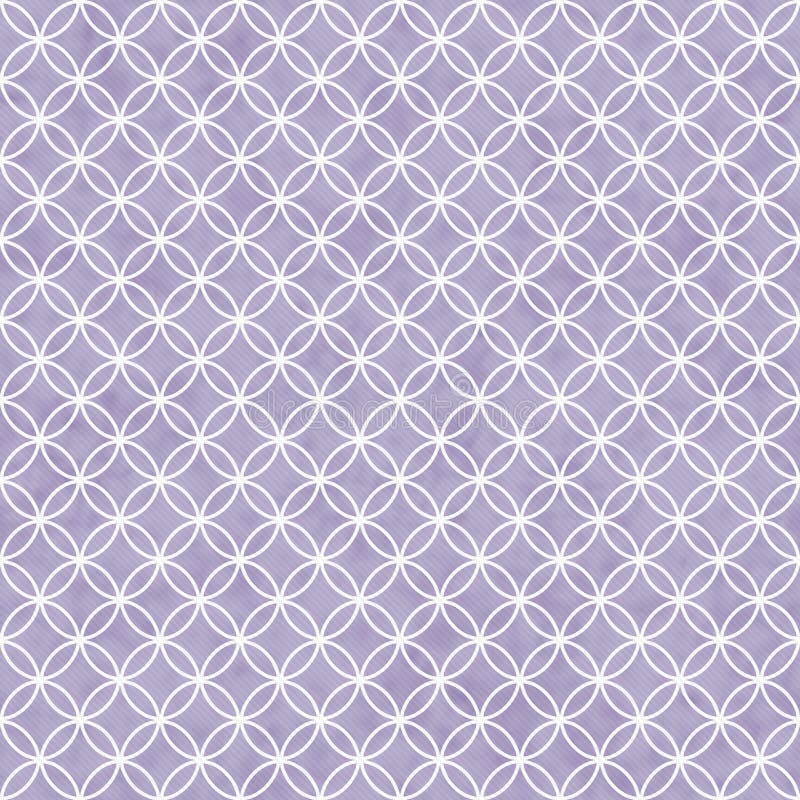 Purple and White Interlocking Circles Tiles Pattern Repeat Background ...