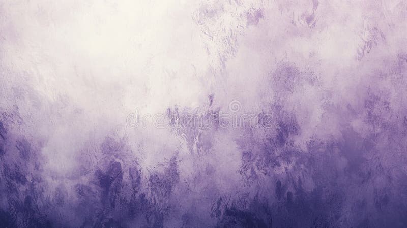 Purple and White Paint Combine on a Textured Wall, Creating a Gradient ...